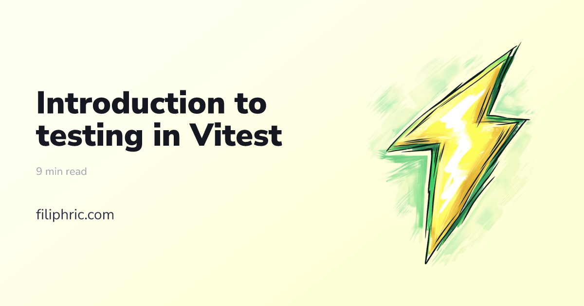 Introduction to testing in Vitest Filip Hric